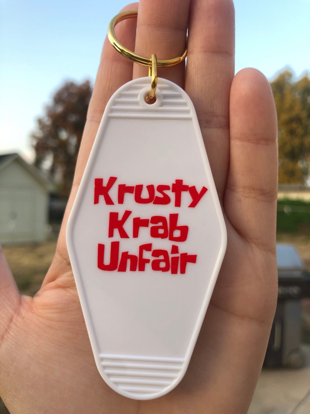 Krusty Krab Keychain - Etsy