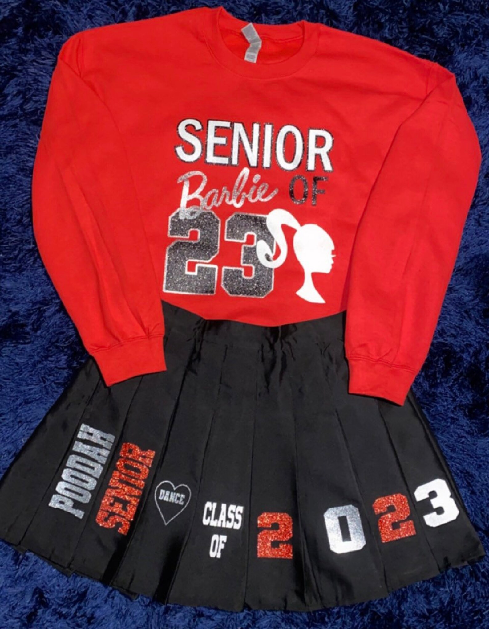 Grad Senior Barbie Outfit/ Sweater/ Skirt/set - Etsy