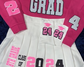 8th Grade Grad Set 8th Grade Grad Grad Skirt Grad Stole Girls Grad Set ...