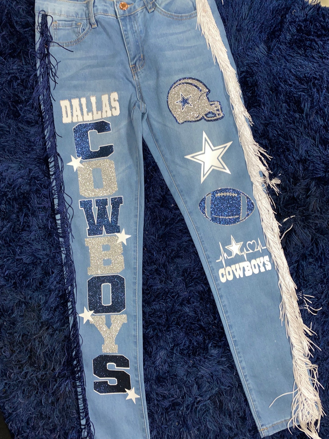 Custom Football Team Jeans - Etsy
