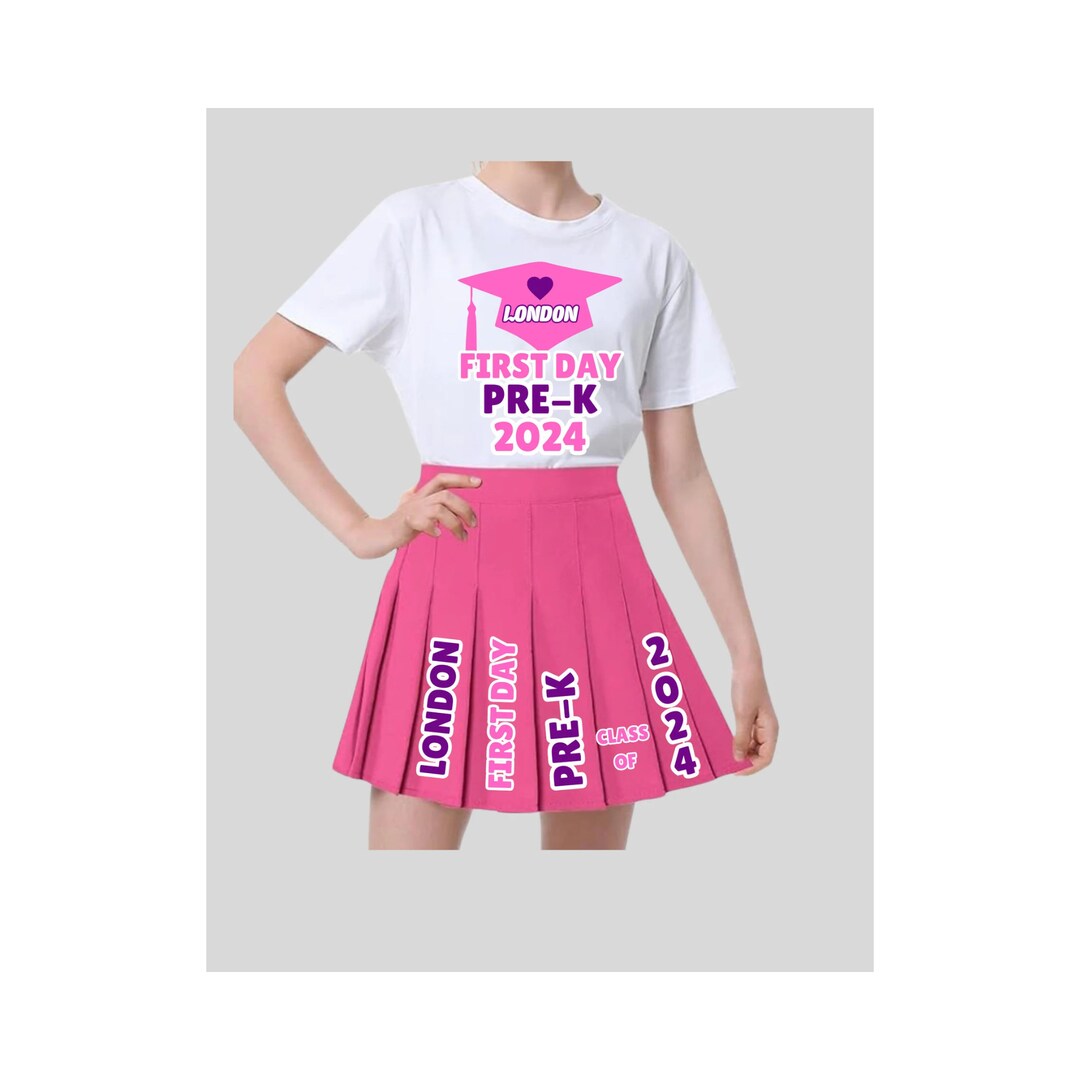 1st Day of School Outfit - First Day Set Pre-k, Kinder, All Grades ...