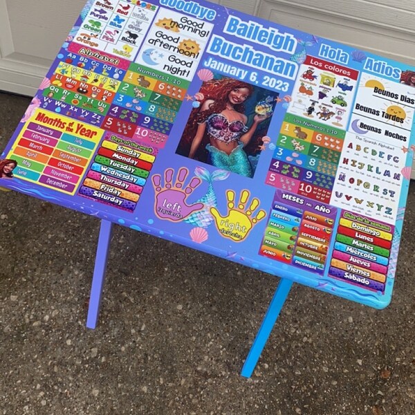 Custom Learning Table - Etsy