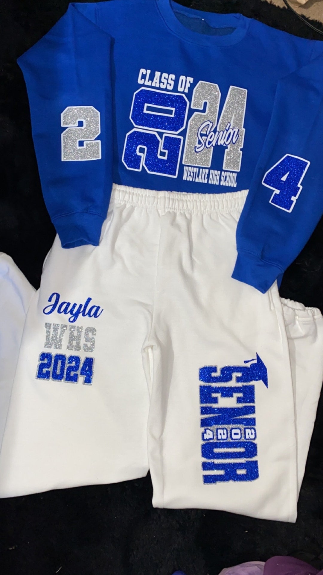 Senior 2024 Sweatsuit Outfit - Etsy