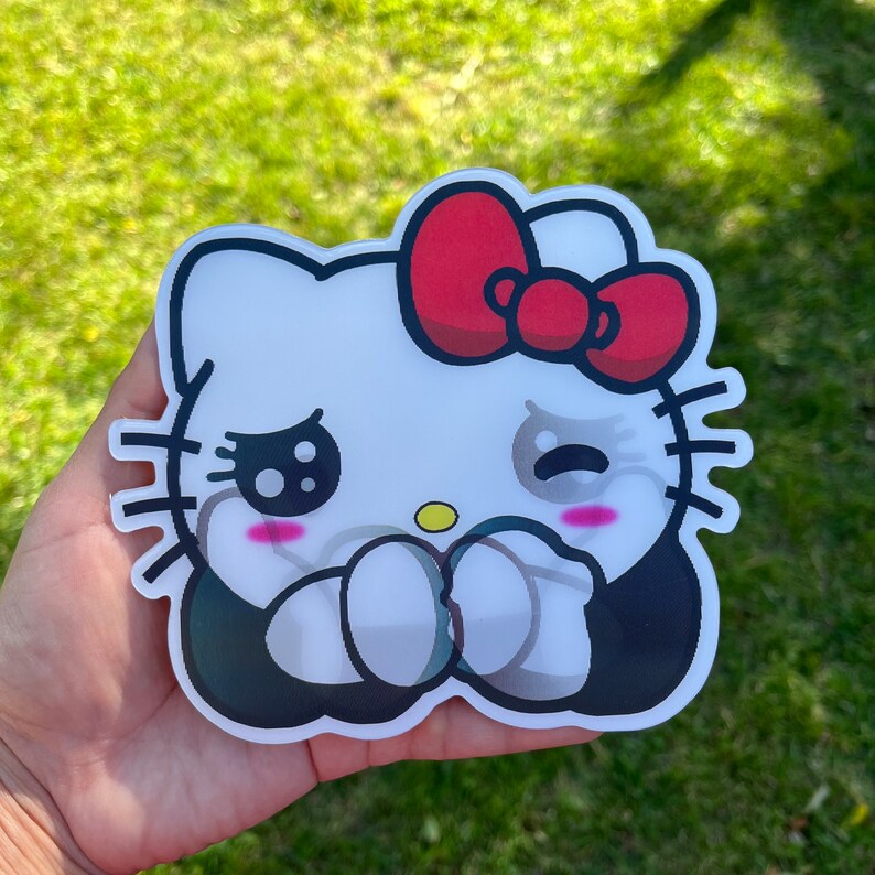 Hello Kitty Cute Kitty / Kawaii/ 3D Anime Stickers / High Quality ...