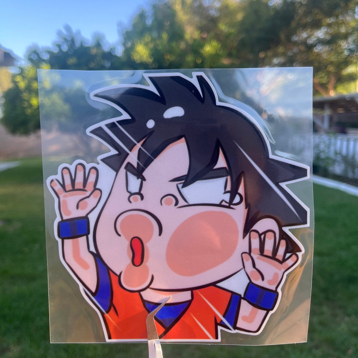 Dragon Decal Goku Decal Kid Goku Sticker Dbz Decal - Etsy