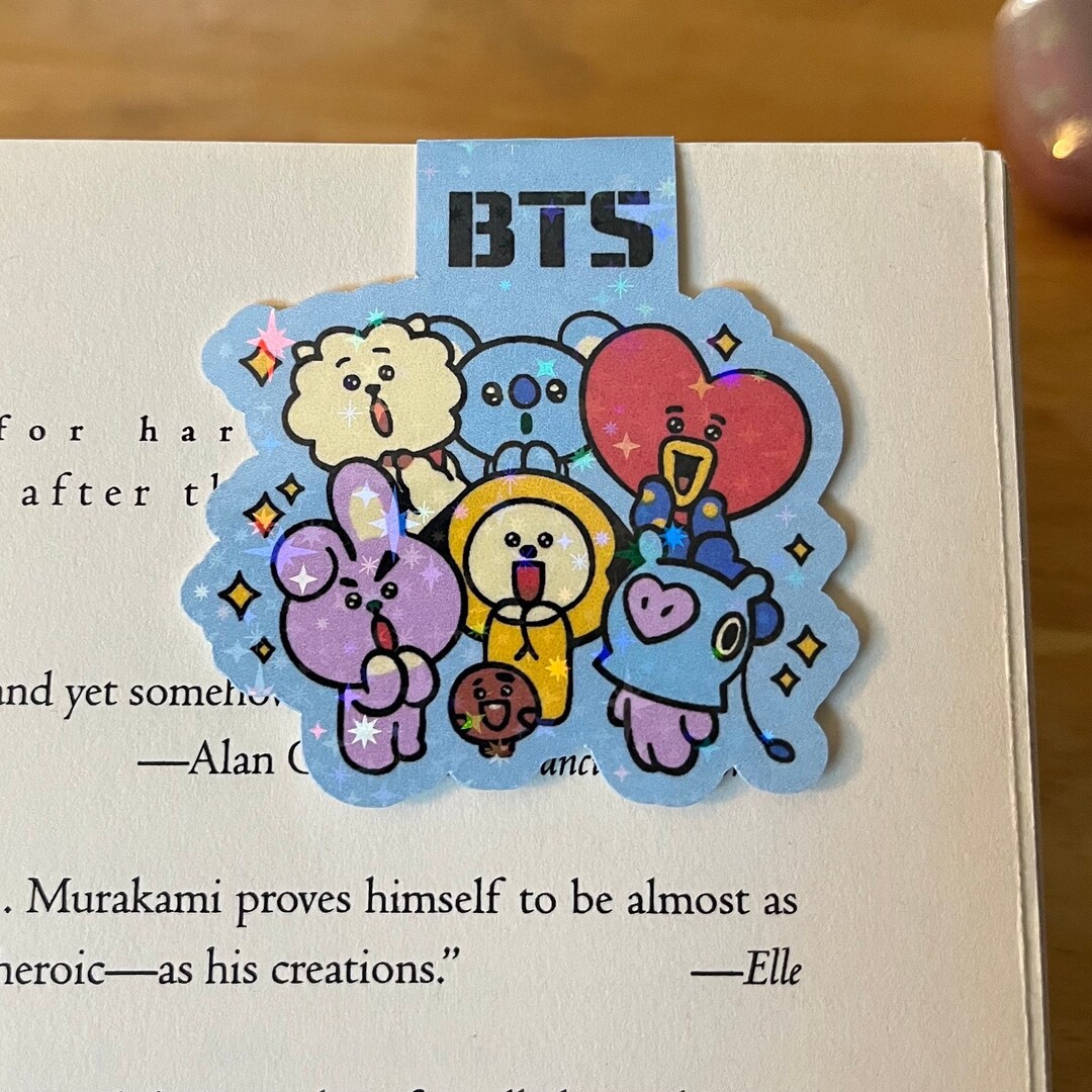 BTS Magnetic Bookmark / Inspired / Book / Cute Bt21 - Etsy