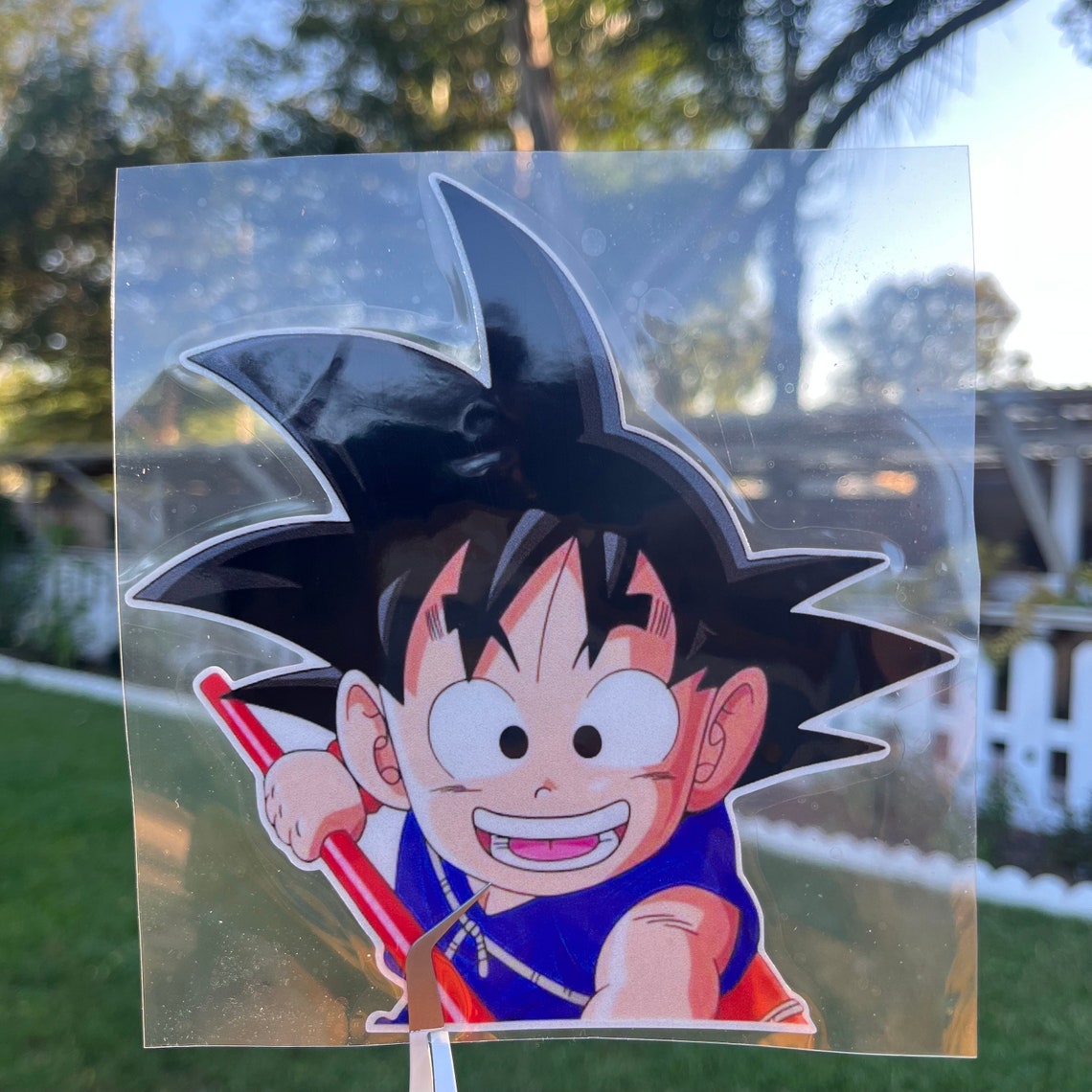 Dragon Decal Goku Decal Kid Goku Sticker Dbz Decal - Etsy