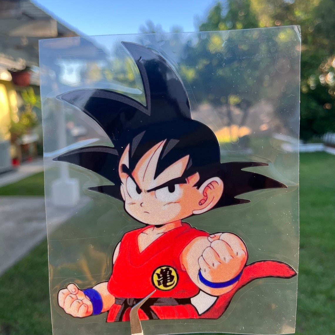 Dragon Decal Goku Decal Kid Goku Sticker Dbz Decal - Etsy