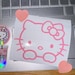 Kitty, Hello Kitty, Car Decal, Rear View Mirror Sticker, Car Window ...