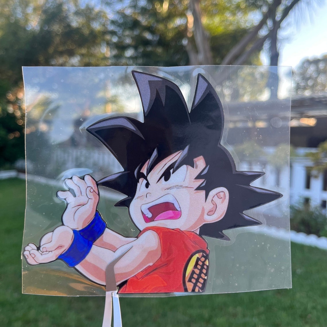 Dragon Decal Goku Decal Kid Goku Sticker Dbz Decal - Etsy