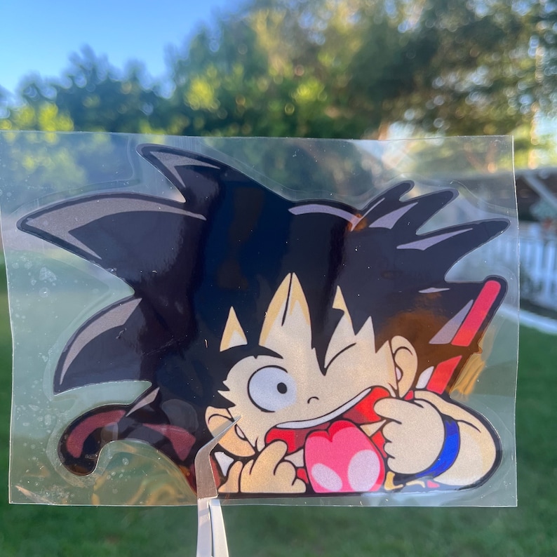 Dragon Decal Goku Decal Kid Goku Sticker Dbz Decal - Etsy