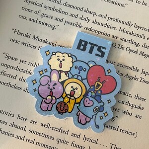 BTS Magnetic Bookmark / Inspired / Book / Cute Bt21 - Etsy