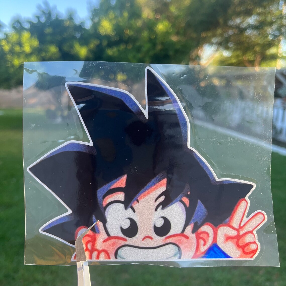 Dragon Decal Goku Decal Kid Goku Sticker Dbz Decal - Etsy