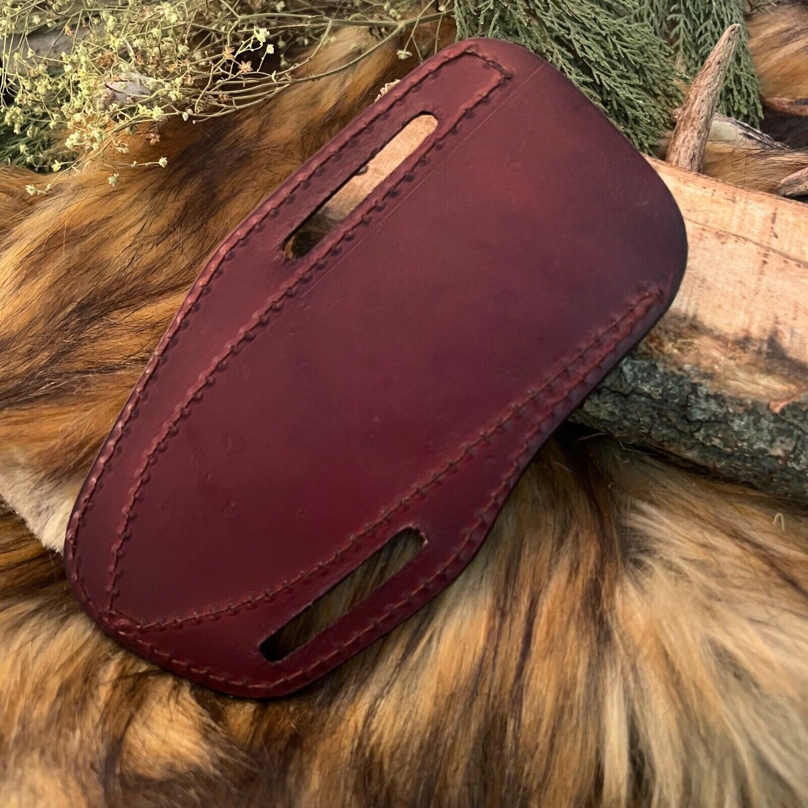 Handmade Leather Belt Sheath Holster for Dagger FIXED BLADE KNIFE ...