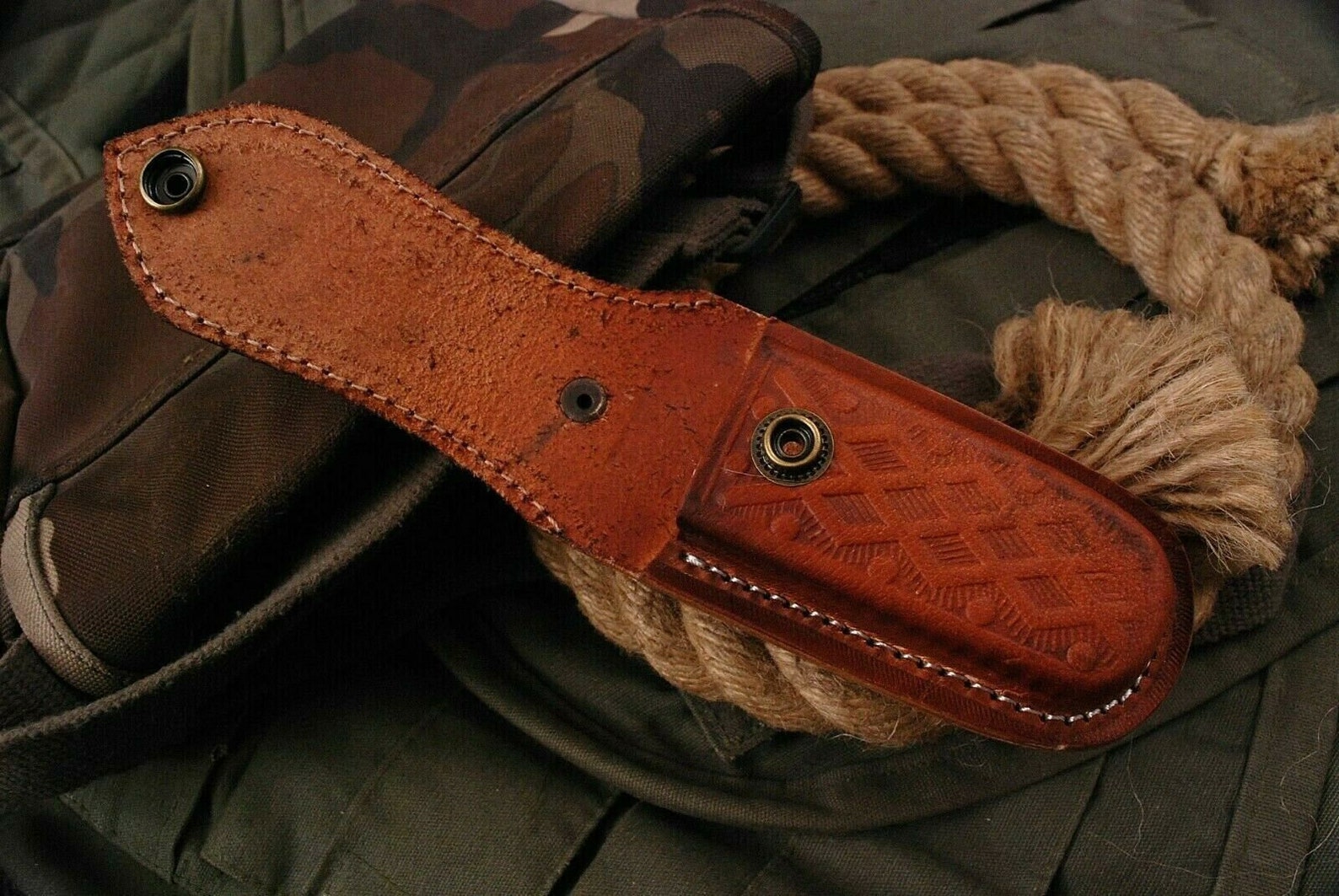 Handmade Cow Leather Sheath for Folding Knife Making Supply - Etsy