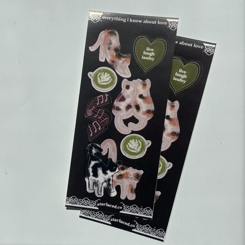 Laufey Everything I Know About Love Stickers Laufey Inspired Stickers ...