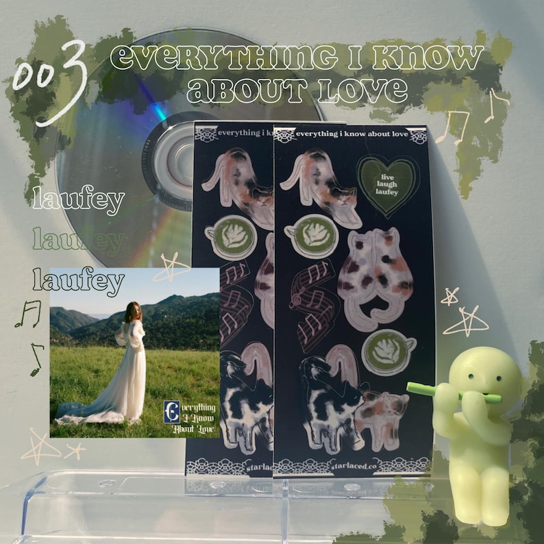 Laufey Everything I Know About Love Stickers | Laufey Inspired Stickers ...