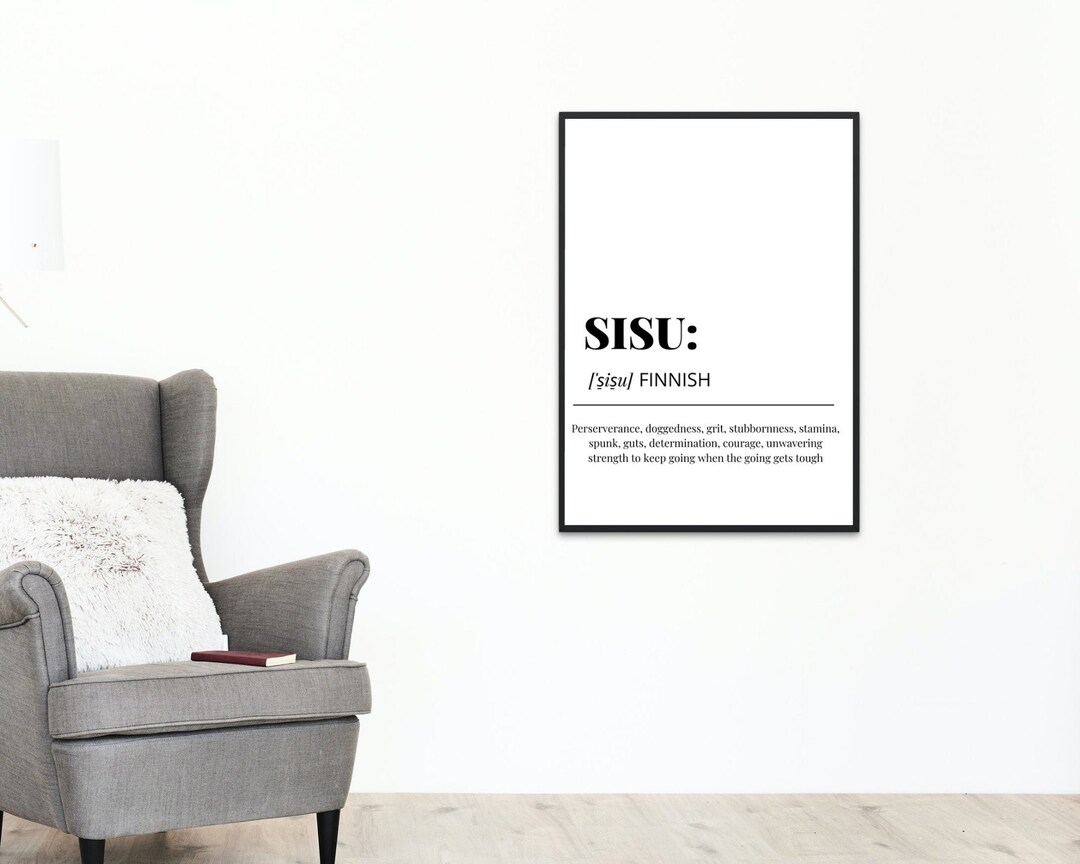 Sisu Printable Wall Art - Etsy