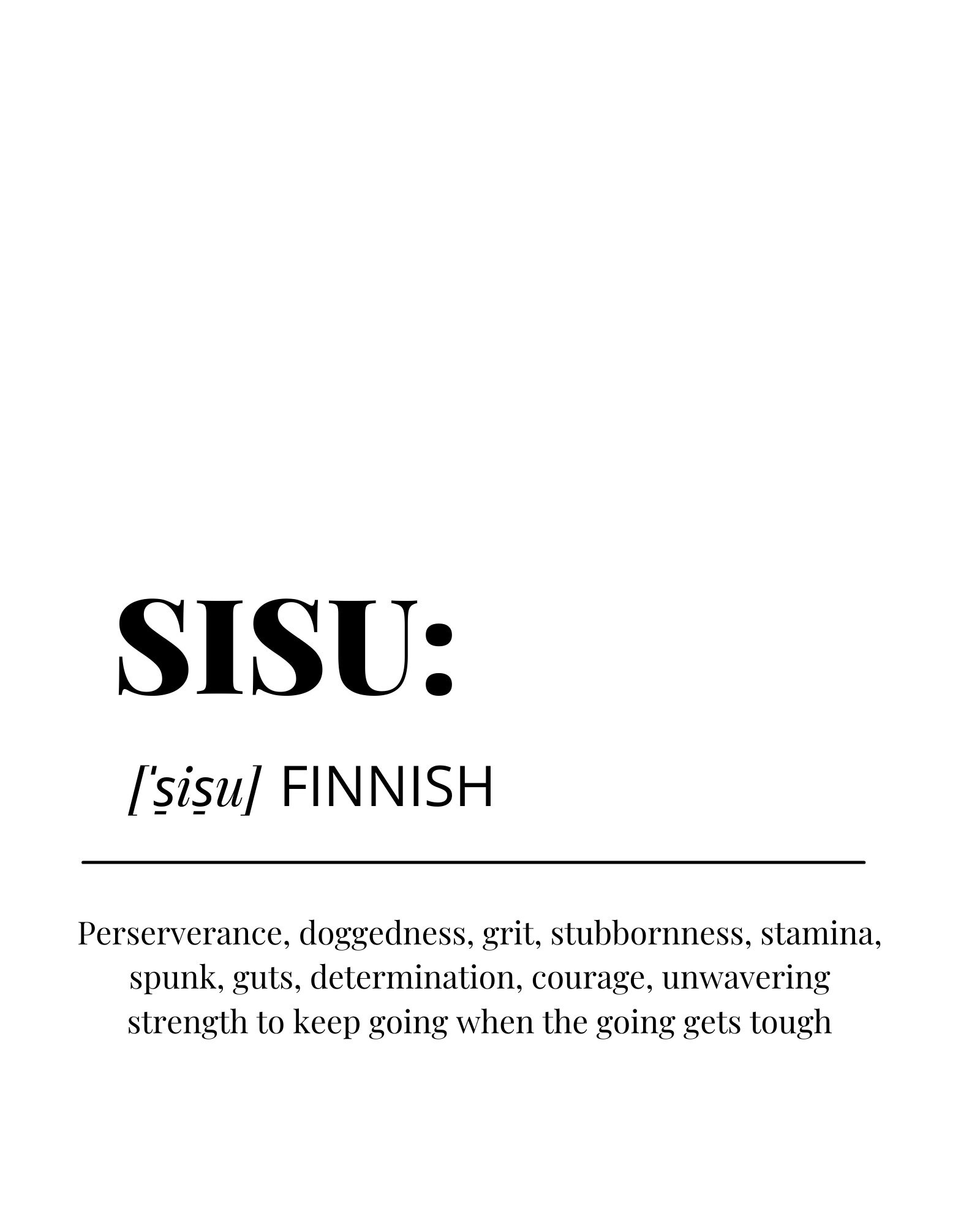 Sisu Printable Wall Art - Etsy