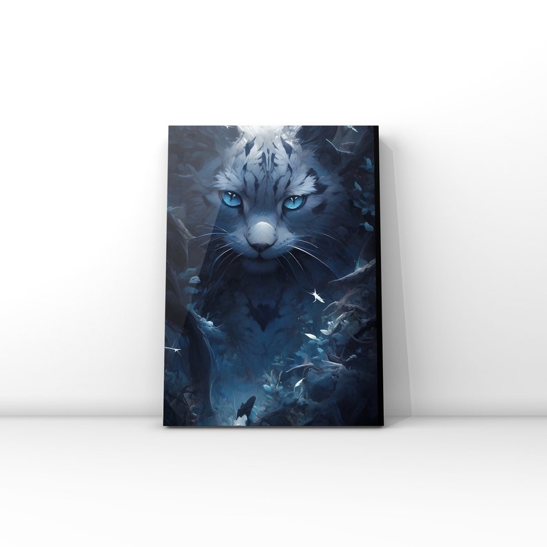 Cat- Printable Art Perfect for Home Decor and Gifts, Digital Animal ...