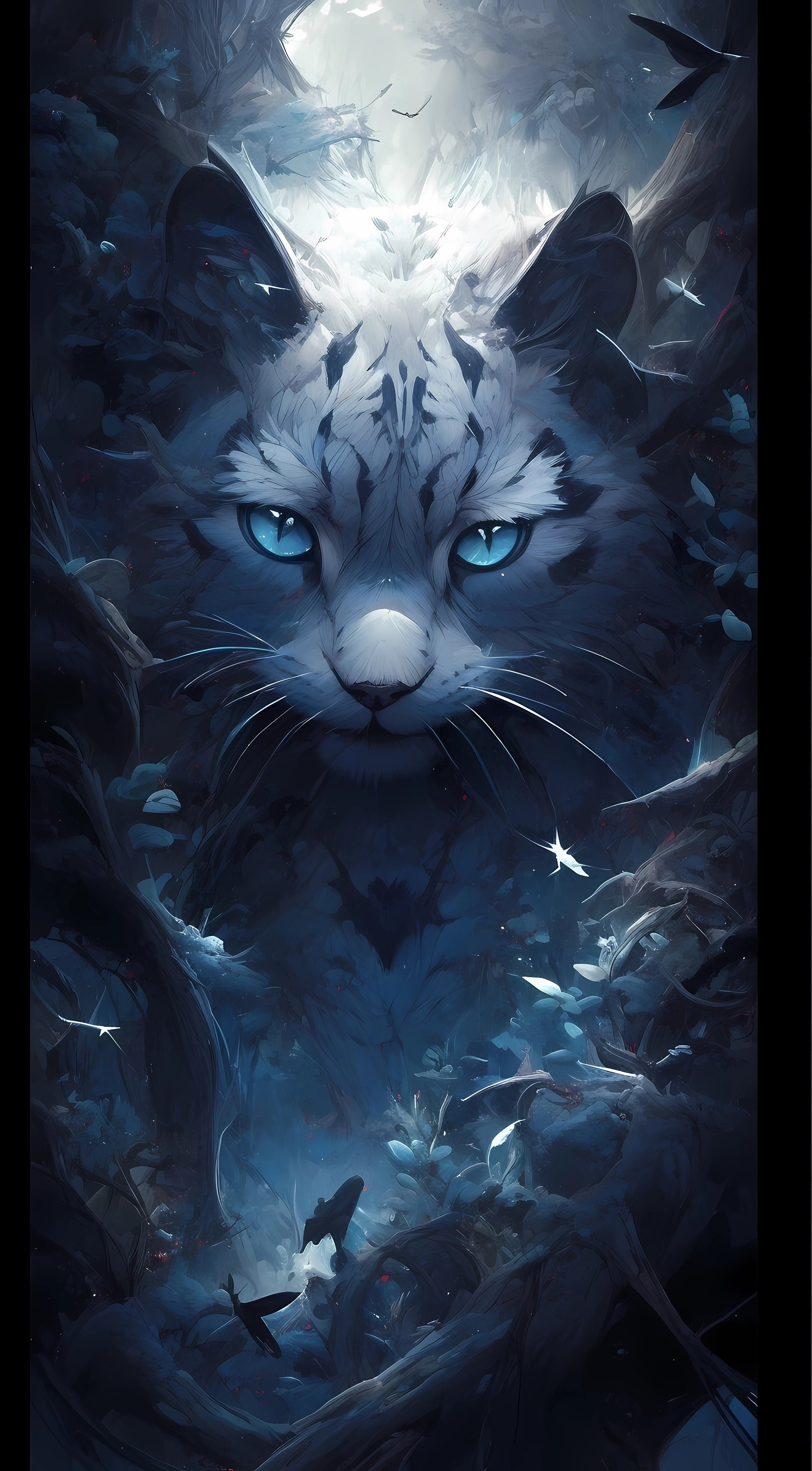 Cat- Printable Art Perfect for Home Decor and Gifts, Digital Animal ...