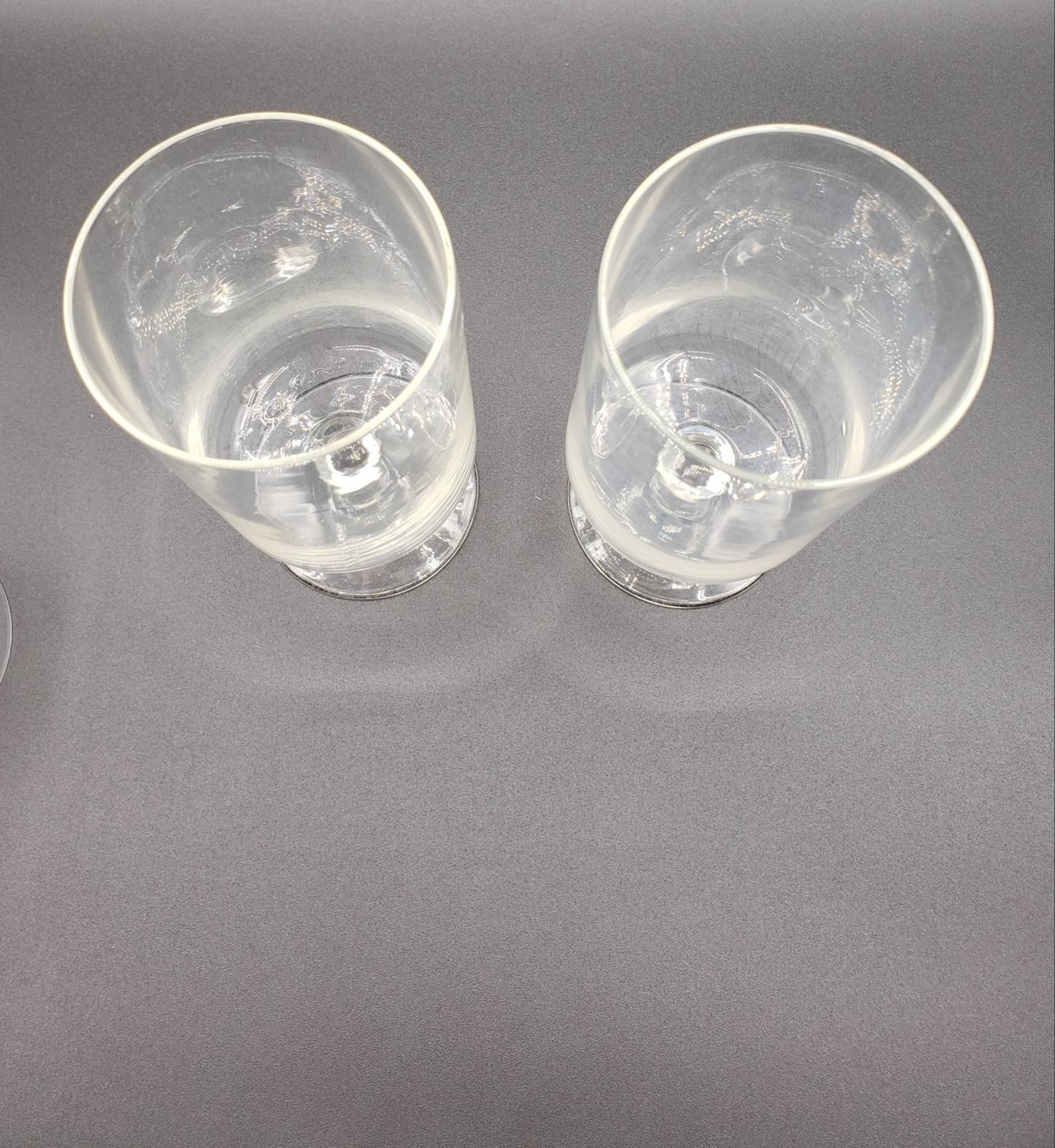 MCM Straight Sided Footed Water Goblets, Wine Glasses, Parfait Cups ...