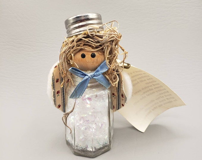 Vintage Handmade Kitchen Angel Salt Shaker Angel Decor Figurine ...