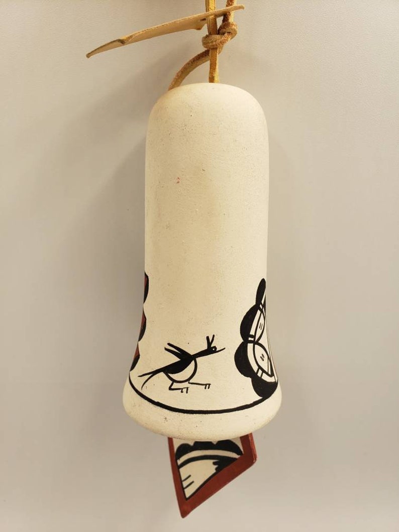 ZIA Pueblo New Mexico Native American Indian Pottery Hand Painted Wind ...