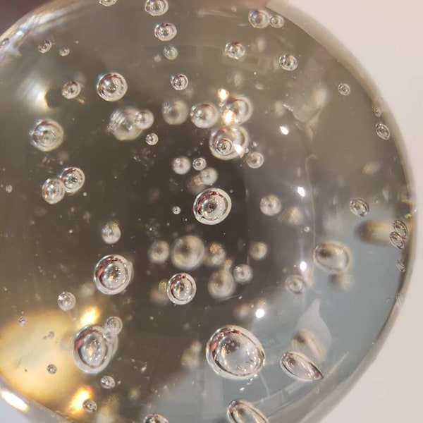 Clear Glass Paperweight - Etsy