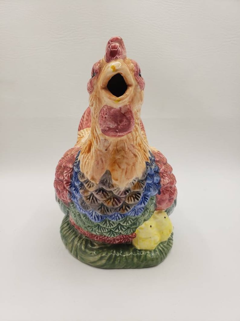 Chicken Teapot Baby Chicks Hen Rose Garden Ceramic FARMHOUSE - Etsy