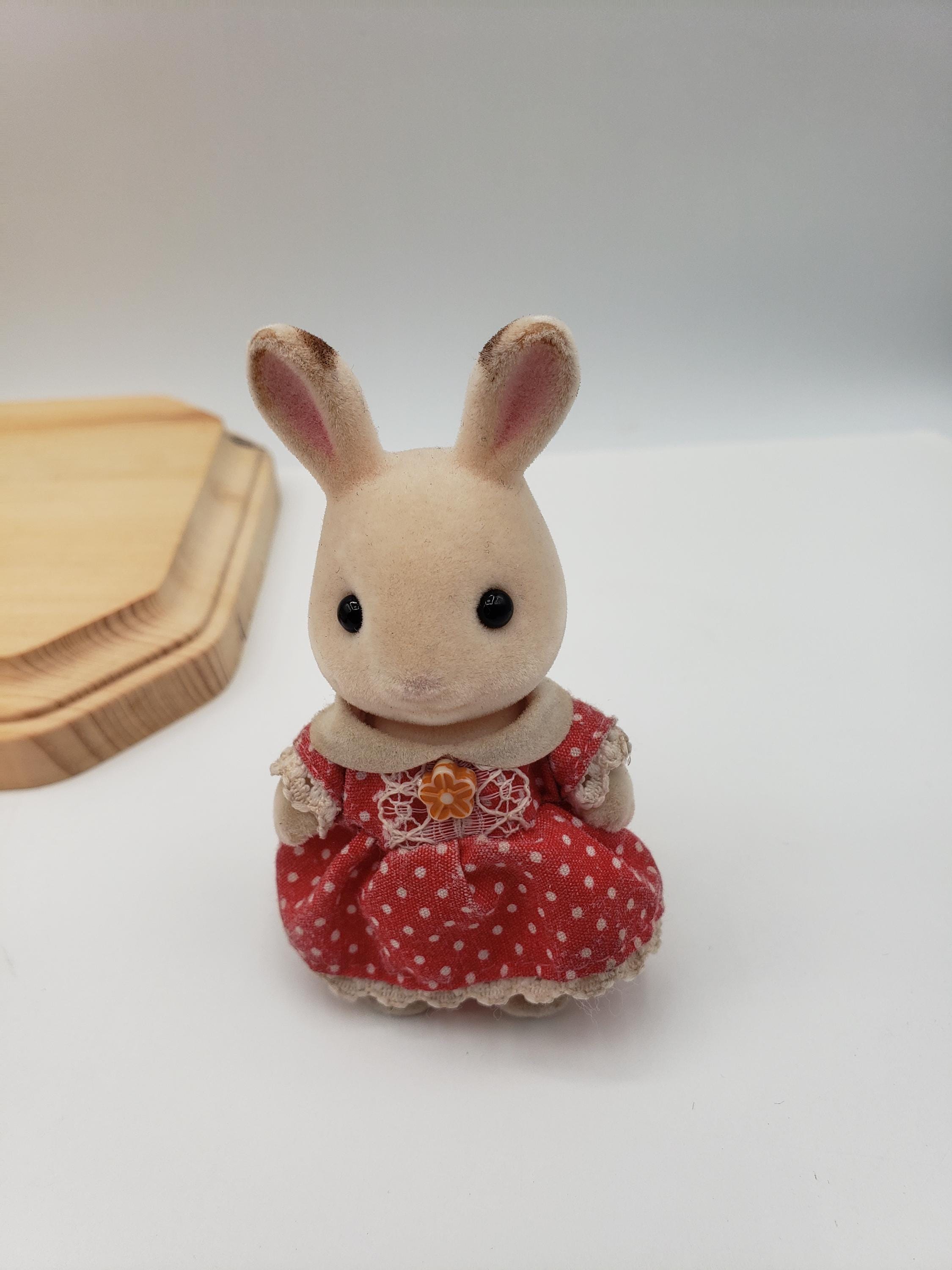 Calico Critters Sylvanian Family Chocolate Rabbit Hopscotch 4 Bunnies ...