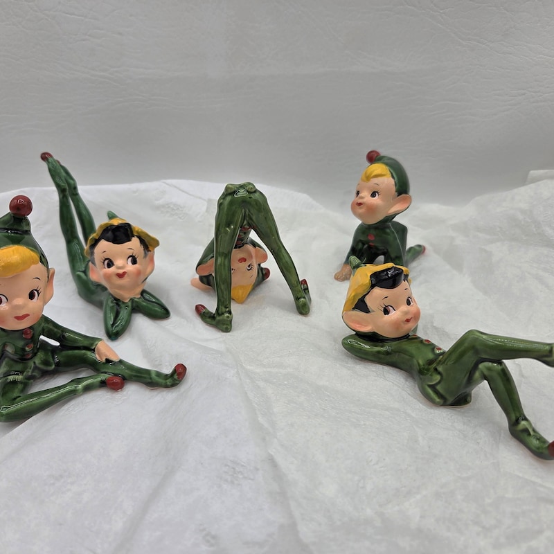 Ceramic Elf Christmas Japan - Etsy