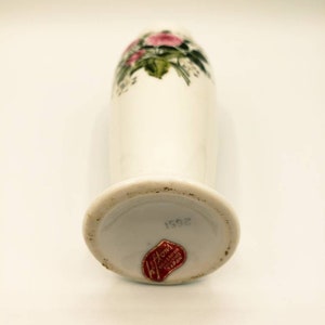 Lefton Porcelain Bud Vase Vintage Hand Painted Roses Floral Numbered ...