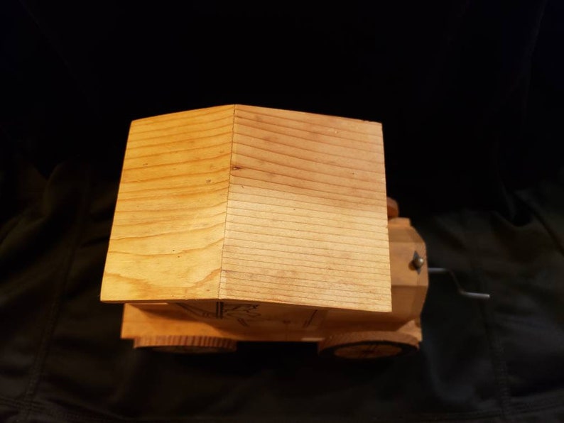 Wooden Music Box Model T Car 1978 George Good Corp. CA Works 7 Tall ...