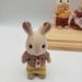 Calico Critters Sylvanian Family Chocolate Rabbit Hopscotch 4 Bunnies ...