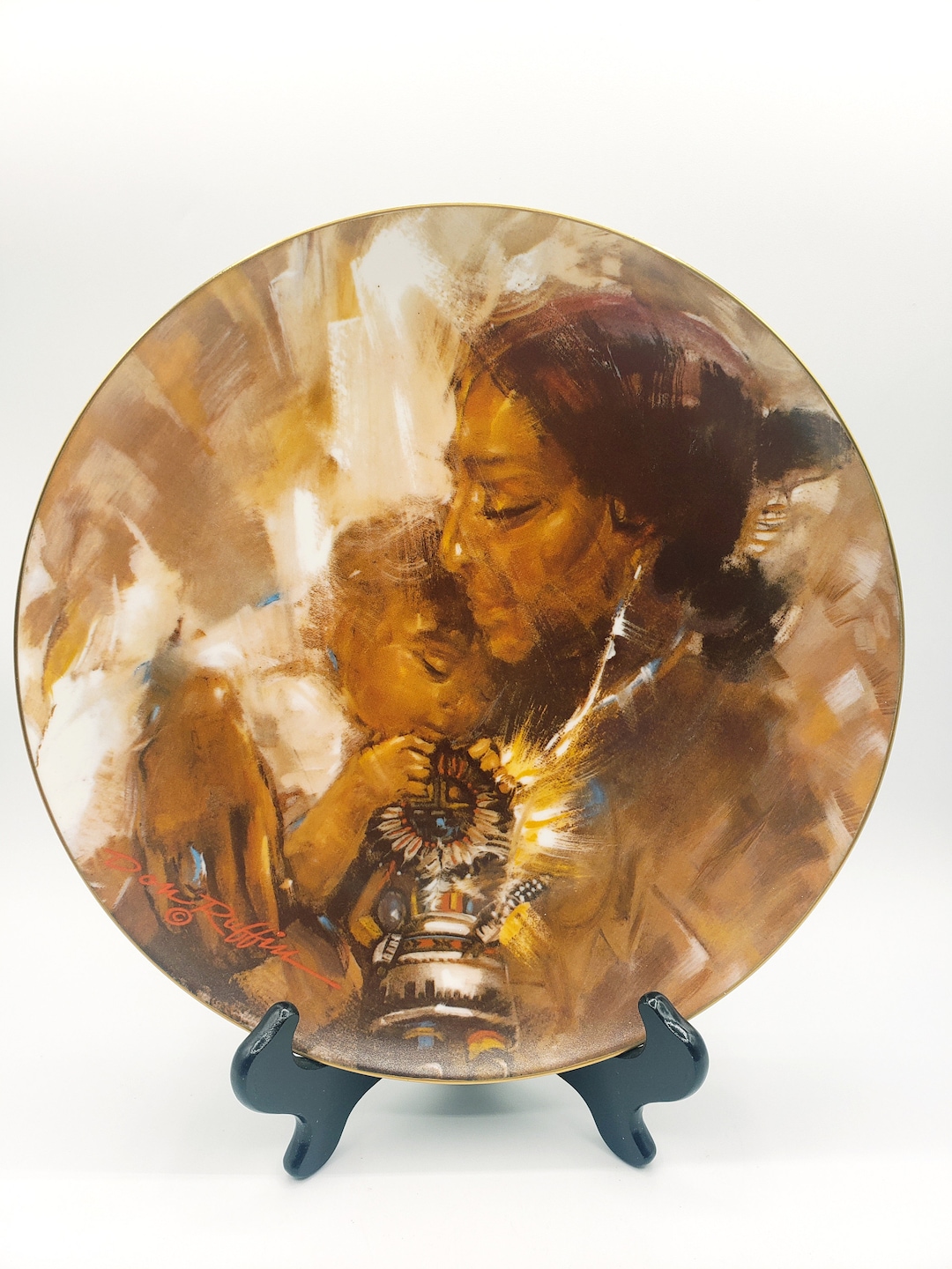 Sun Kachina Don Ruffin Plate Native American Arizona 1980 Vintage #1887 ...