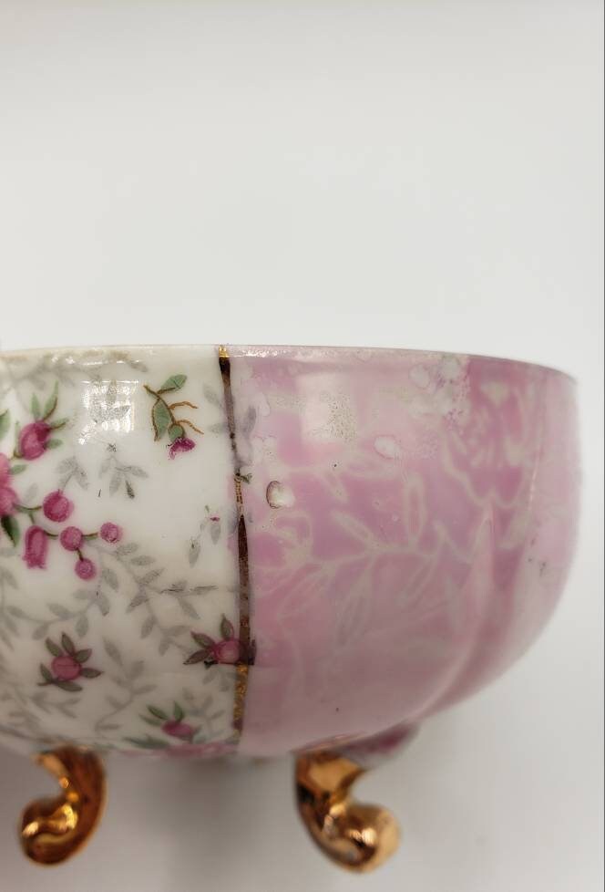 Vintage Inarco Dessert Bowl, Reticulated Underplate 6" Saucer ...