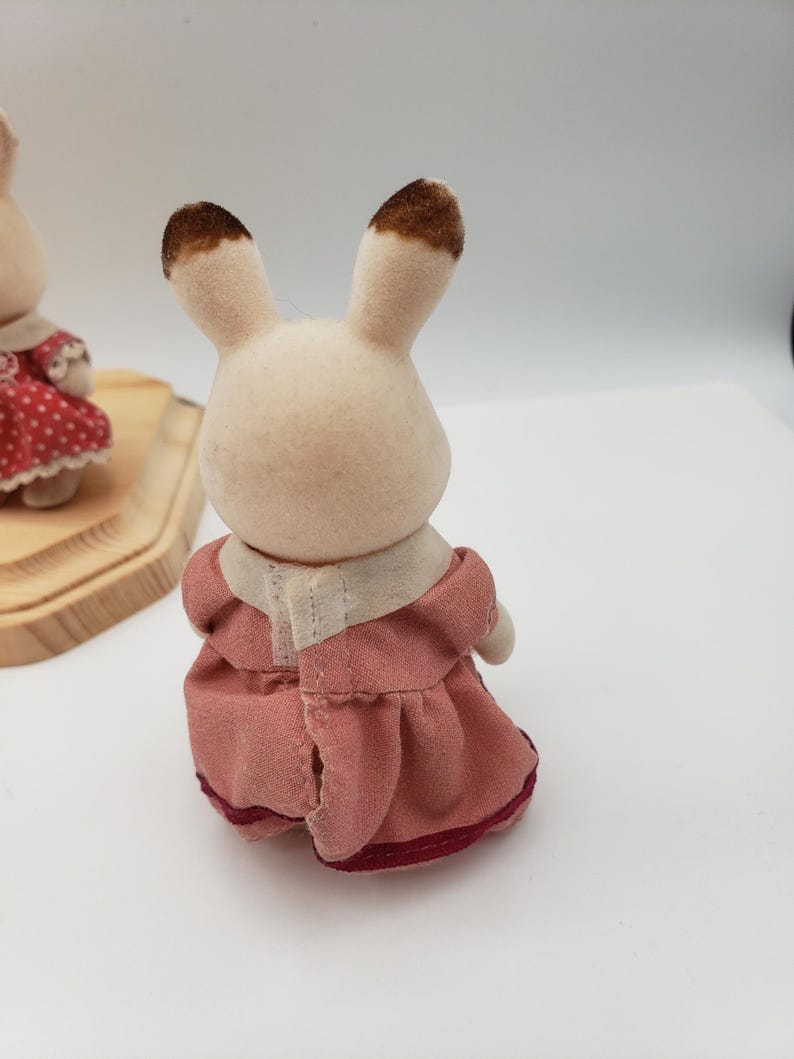 Calico Critters Sylvanian Family Chocolate Rabbit Hopscotch 4 Bunnies ...