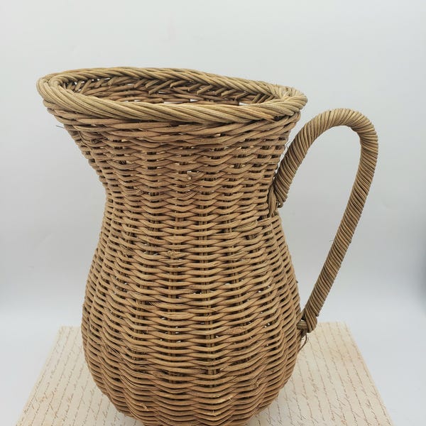 Wicker Jug - Etsy