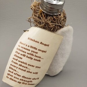 Vintage Handmade Kitchen Angel Salt Shaker Angel Decor Figurine ...