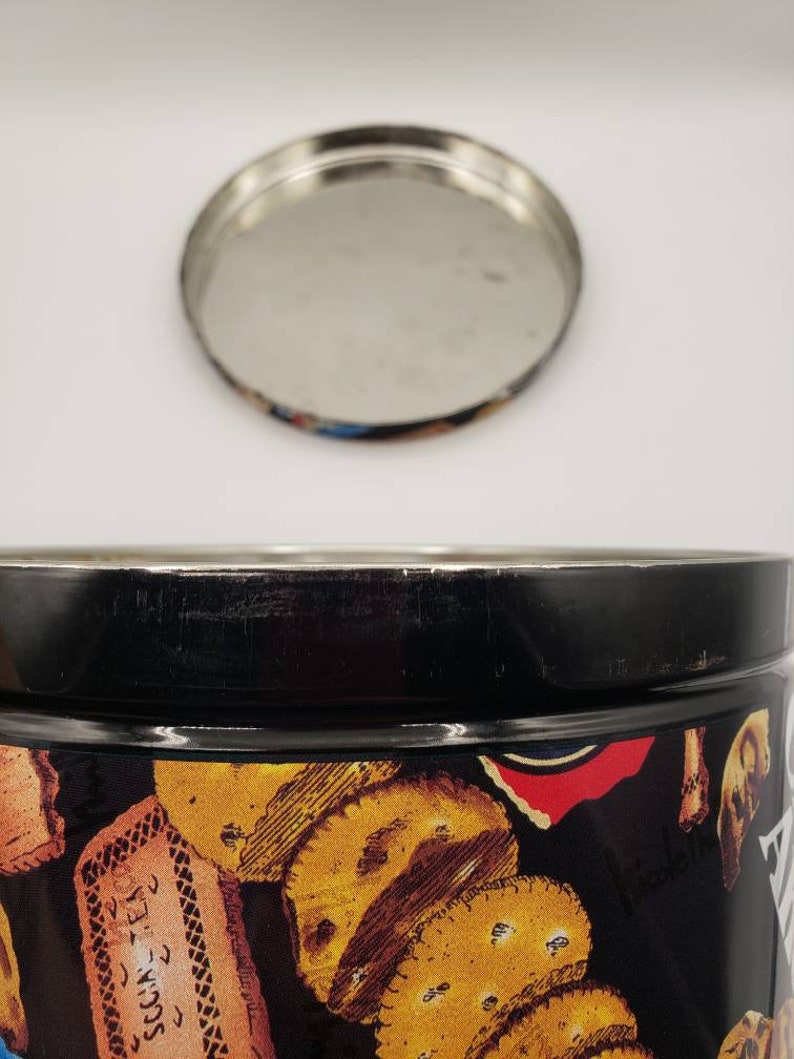 Nabisco 7 Snacks Tin Container Nicole Miller 95 Limited Edition Ritz ...