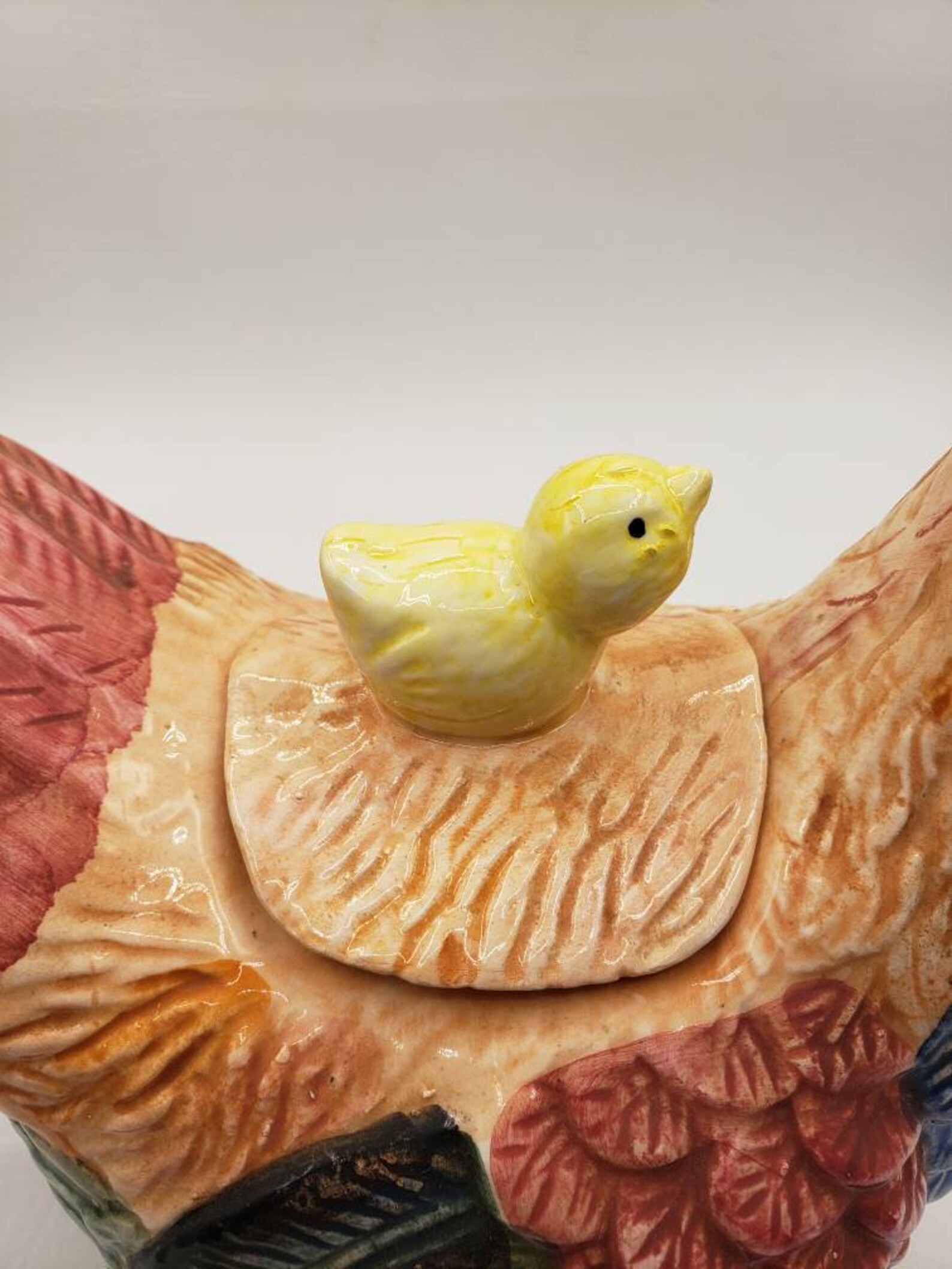 Chicken Teapot Baby Chicks Hen Rose Garden Ceramic FARMHOUSE - Etsy