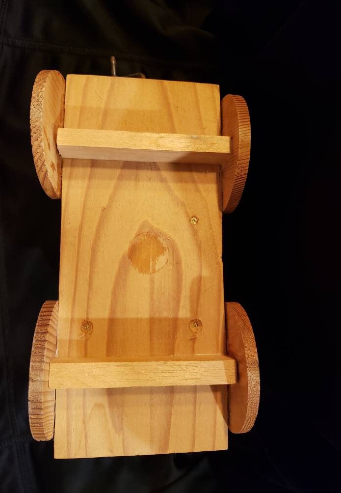 Wooden Music Box Model T Car 1978 George Good Corp. CA Works 7 Tall ...