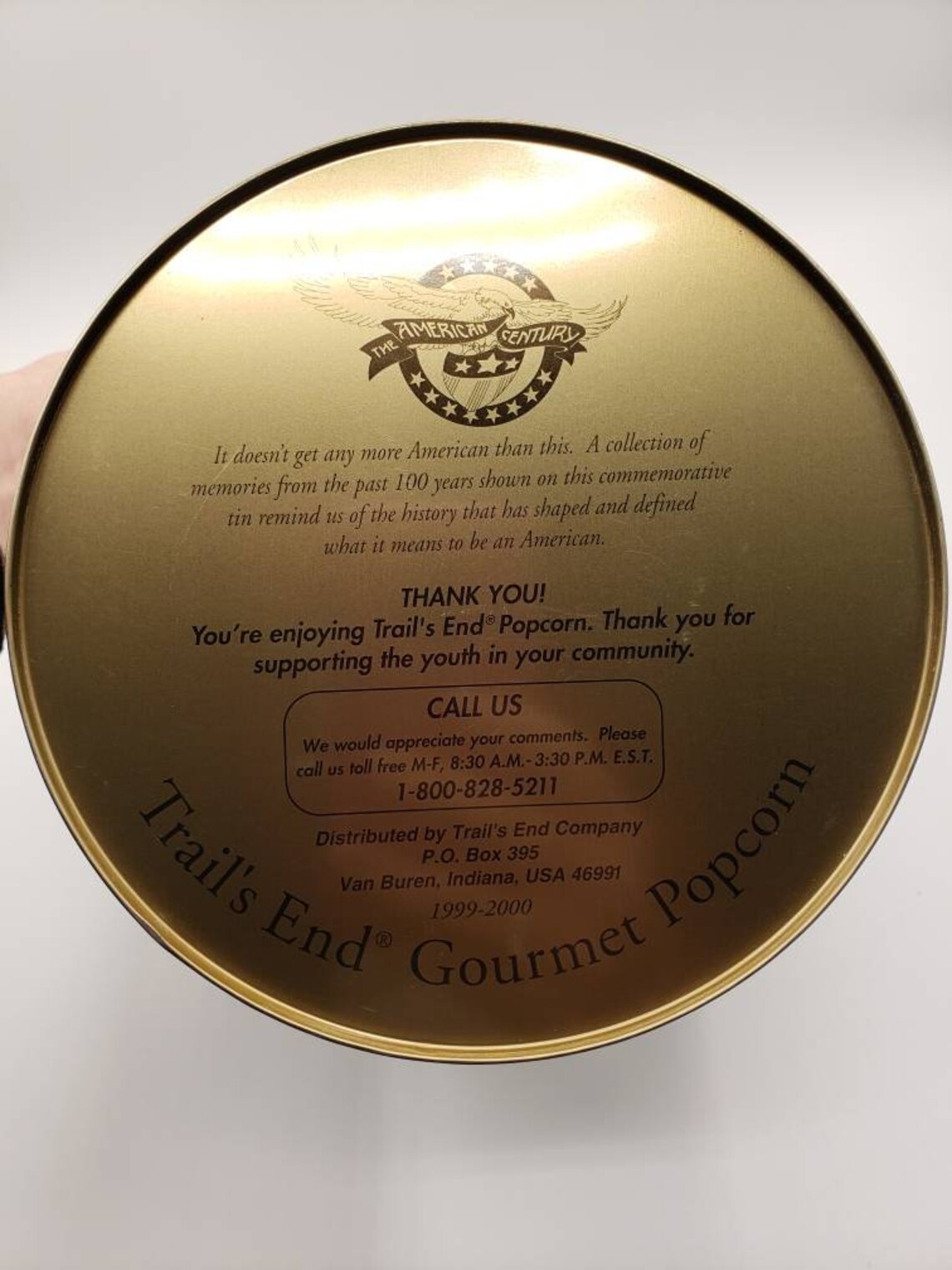 Vintage 1999-2000 Trail's End Popcorn Tin the American - Etsy