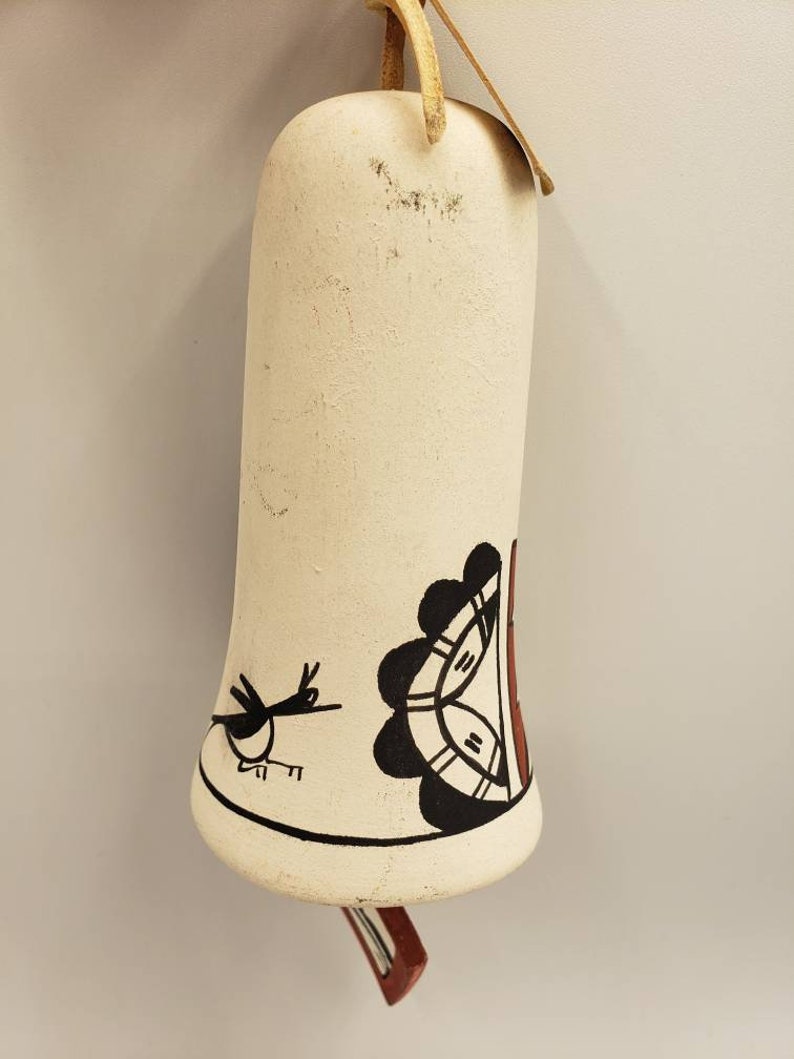 ZIA Pueblo New Mexico Native American Indian Pottery Hand Painted Wind ...