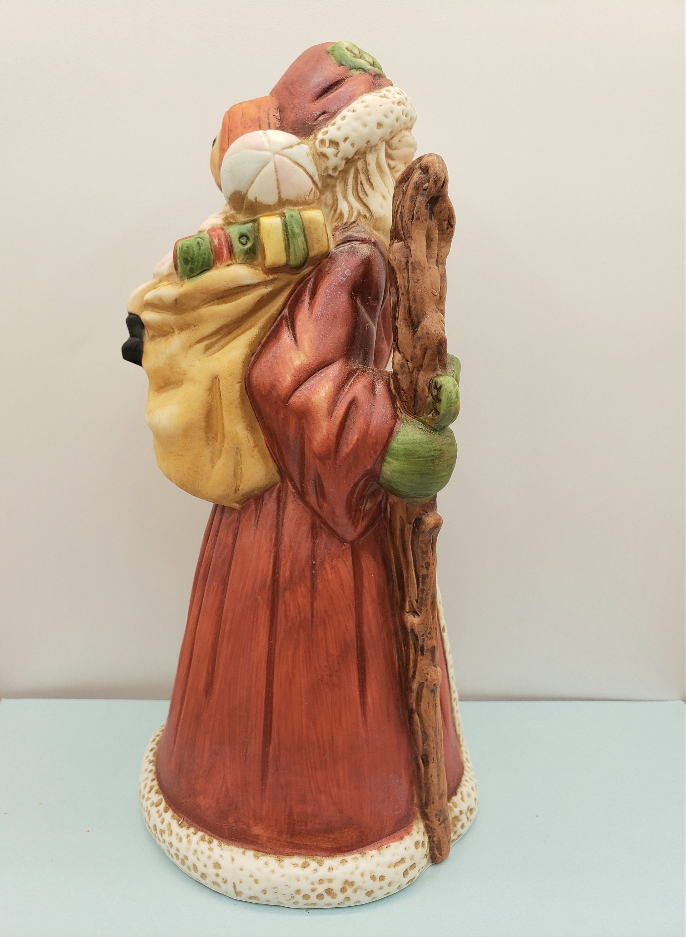 Vintage Porcelain Antique Santa Music Box Father Christmas - Etsy