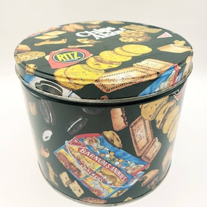 Nabisco 7 Snacks Tin Container Nicole Miller 95’ Limited Edition Ritz ...