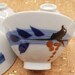 Vintage Japanese Porcelain Rice Cup Soup Noodle Bowl Blue & White MCM ...