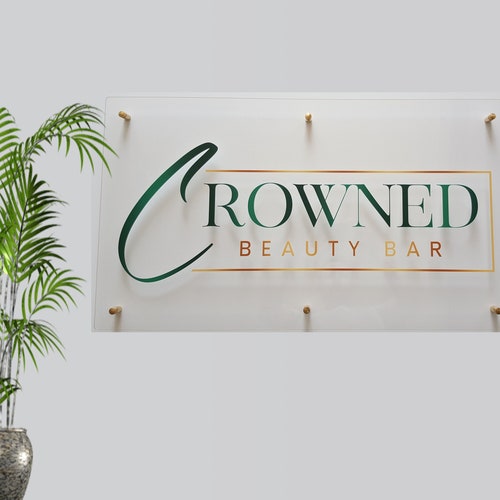 Custom Acrylic Business Logo Sign Personalied Name Sign Logo - Etsy