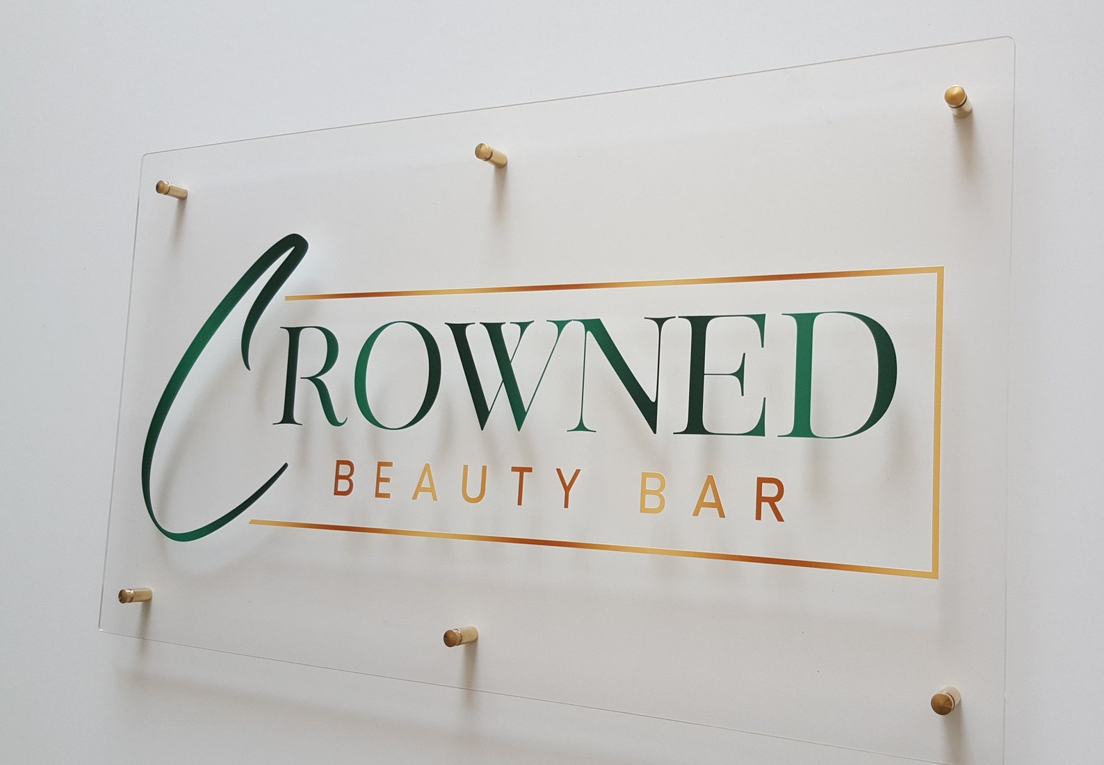 Custom Acrylic Business Logo Sign: Modern Office Decor - Etsy